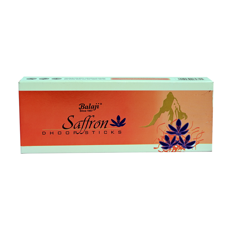 Balaji Saffron Dhoop sticks | Luxurious Kesar Incense