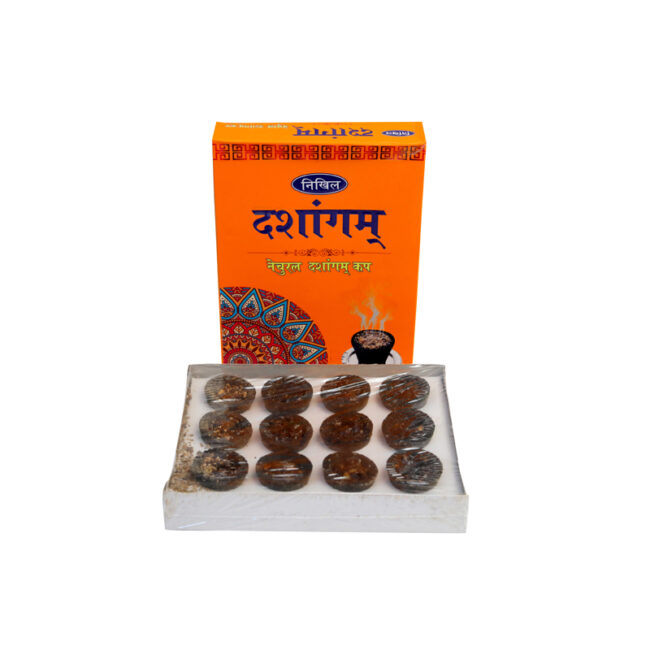 Nikhil Dasangam Dhoop Cups - 10-Herb Sacred Incense for Complete ...